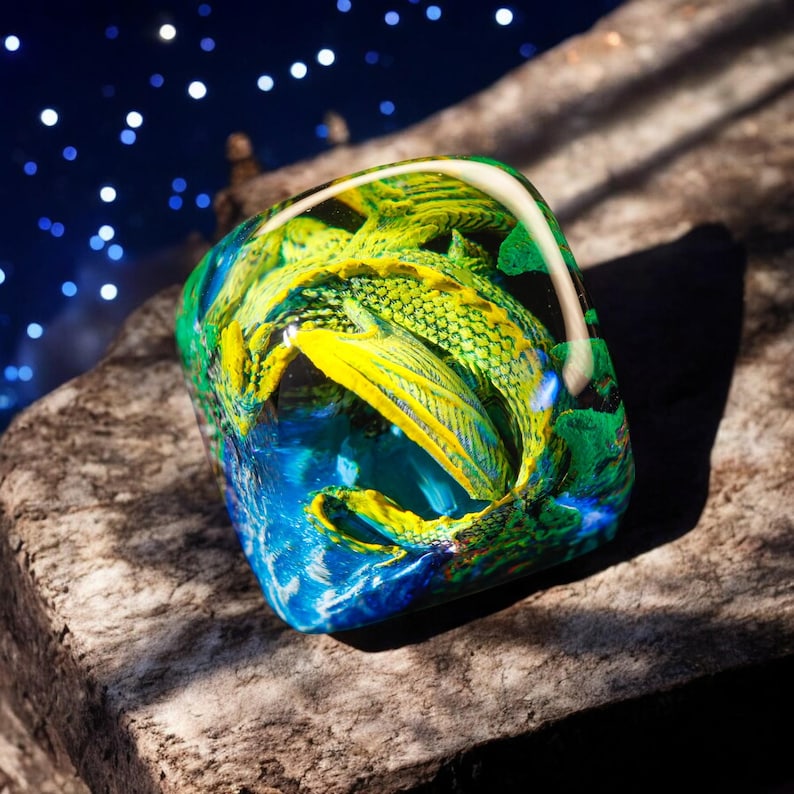 Sleeping Dragon Artisan Keycap Fantasy Touch for Your Gaming Setup ...
