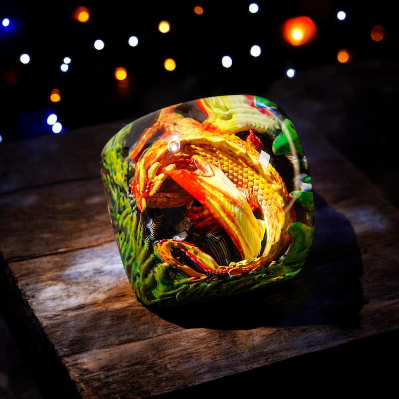 Sleeping Dragon Artisan Keycap Fantasy Touch for Your Gaming Setup ...