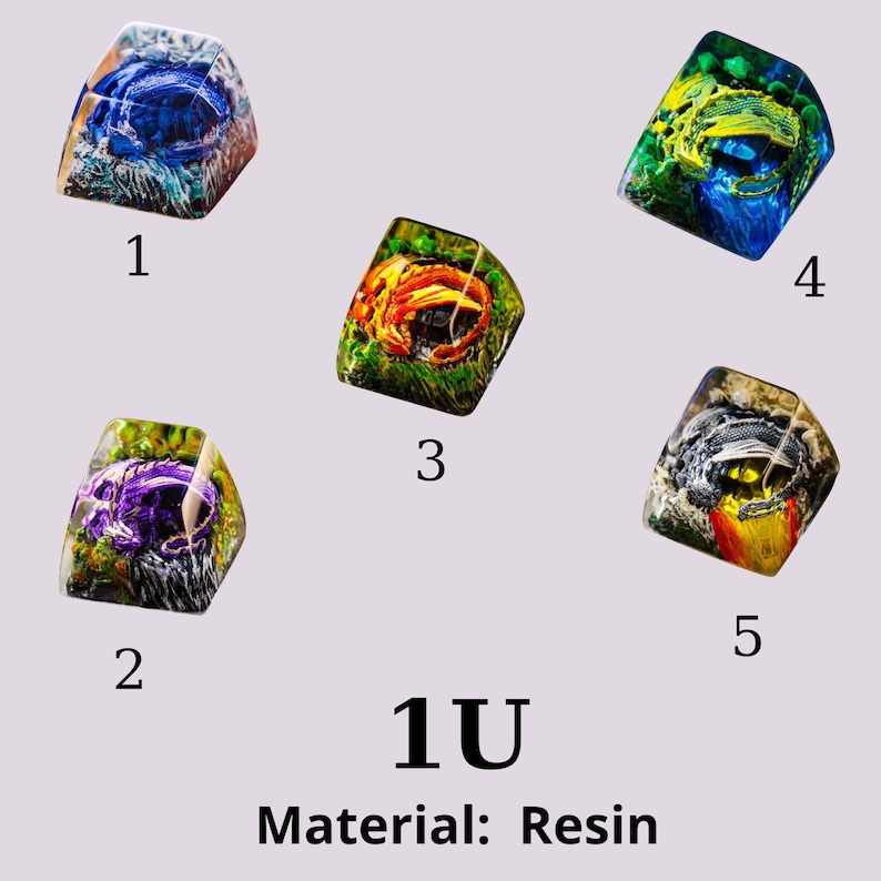 Sleeping Dragon Artisan Keycap Fantasy Touch for Your Gaming Setup ...