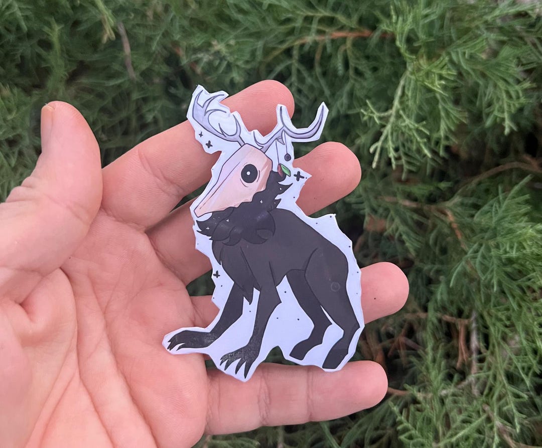 Wendigo Vinyl Sticker Creature / Mythical Forest Spirit / Cryptid ...