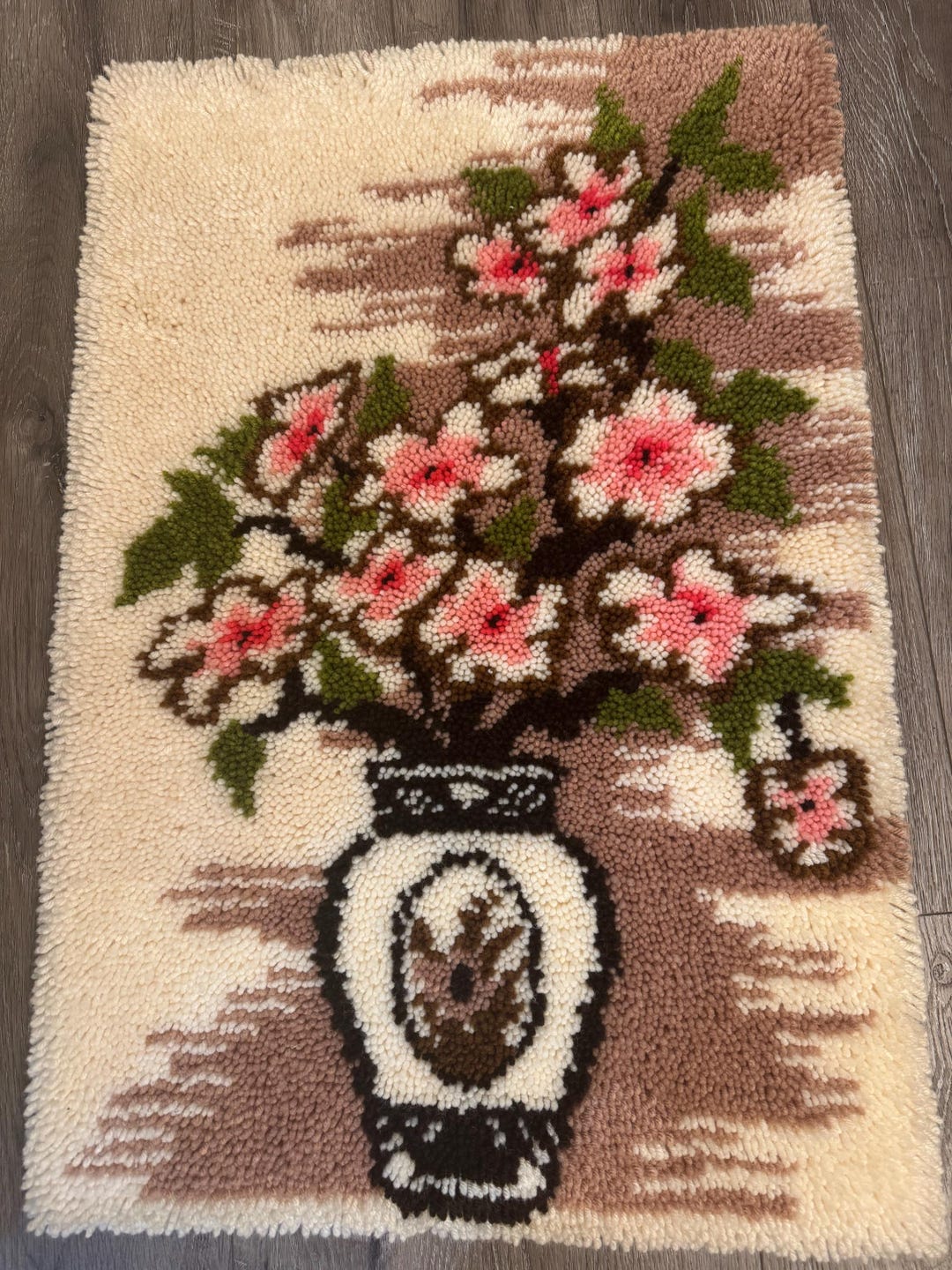 Vintage Latch Hook Wall Art - Etsy