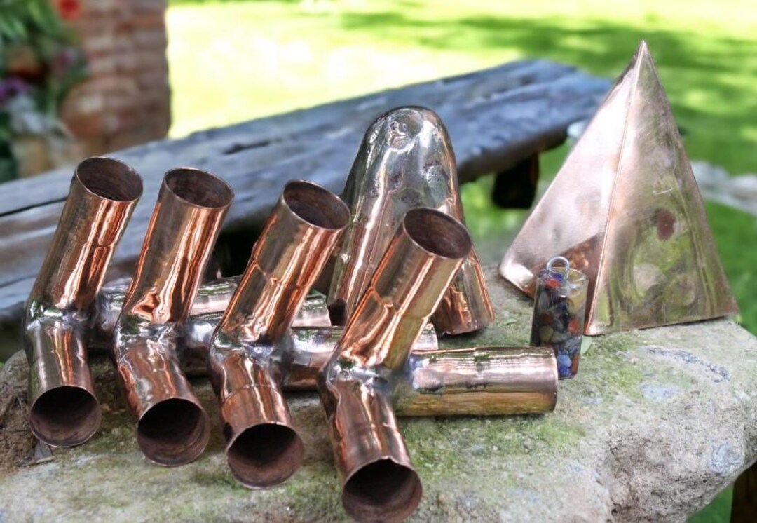 28 MM Copper Meditation Russian Pyramid Kit Without Copper Main Pipes ...
