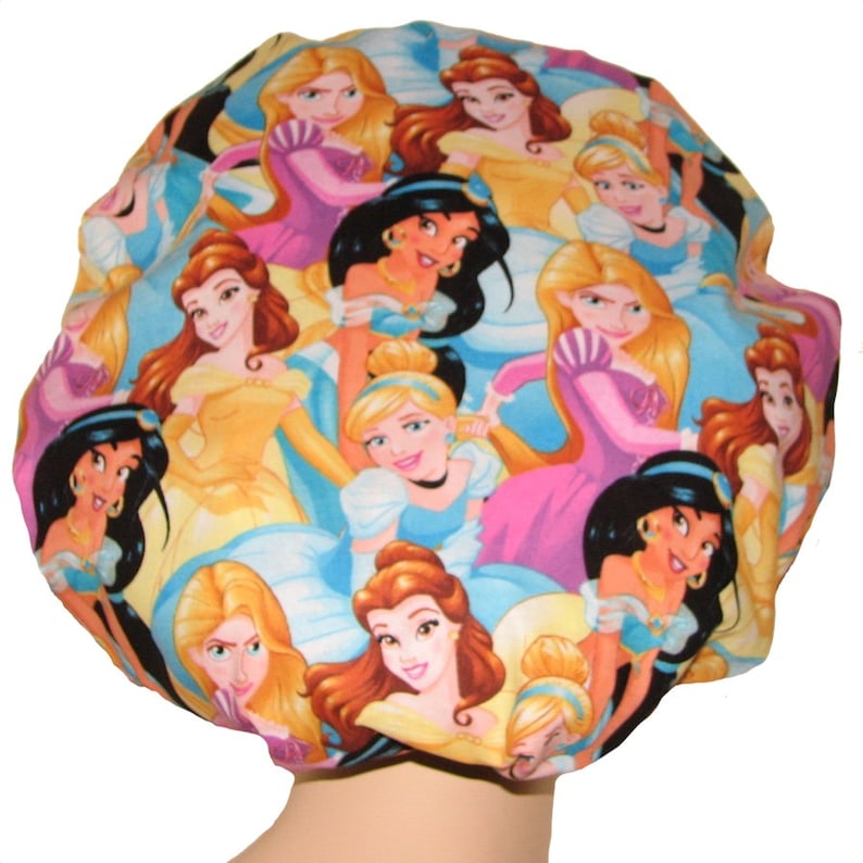 Scrub Caps Disney Princess Fabric-scrubheads-princesse-scrub Cap ...