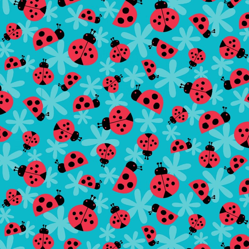 Scrub Caps Turquoise Garden Ladybugs-scrubheads-scrub Hats for Women ...