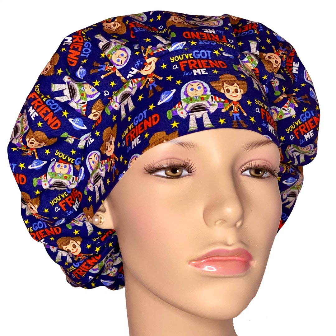 Scrub Caps Toy Story Friend in Me Fabric-pediatrics Scrub Hat-scrub Cap ...