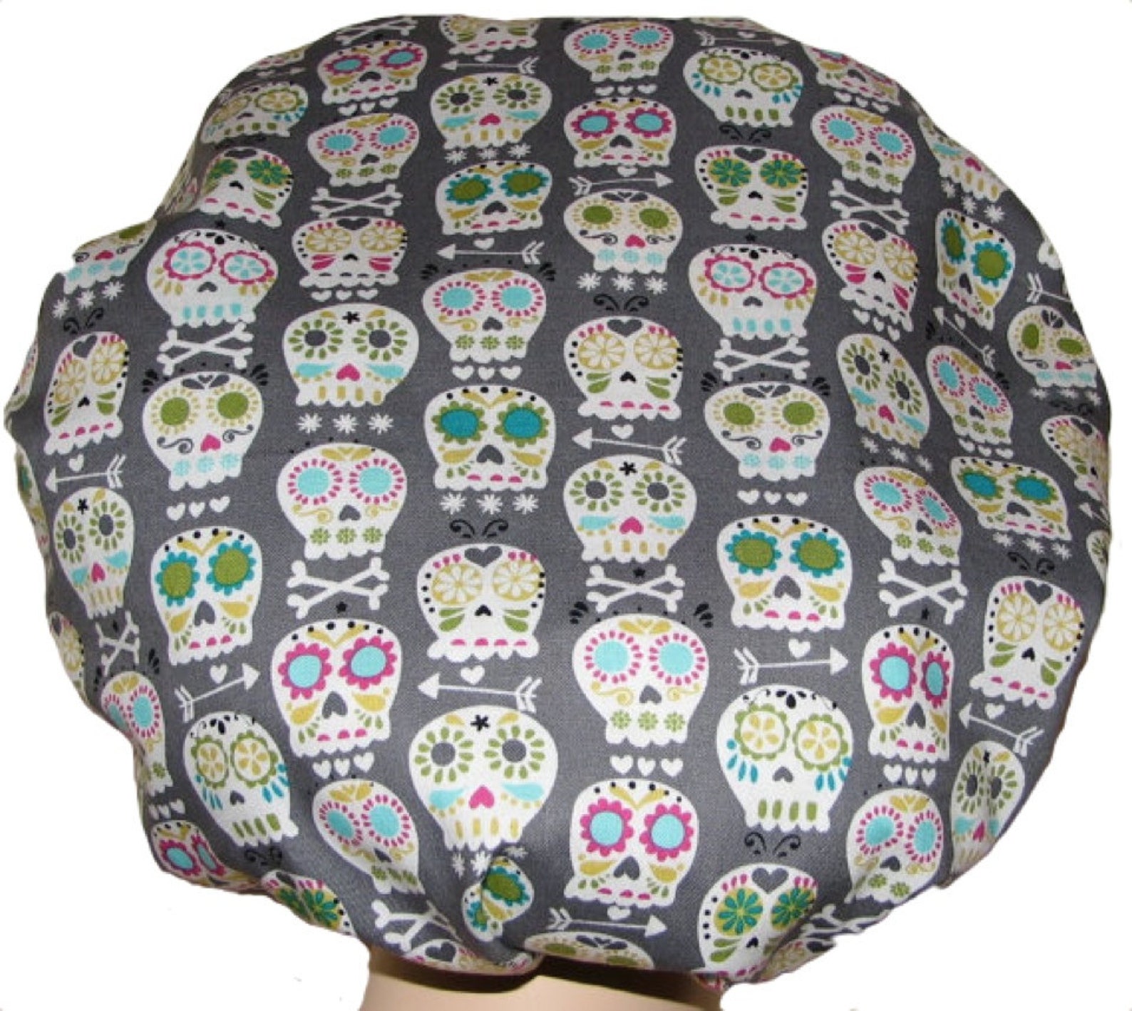 Scrub Caps Bonehead Skulls Gray-scrubheads-skulls Scrub - Etsy
