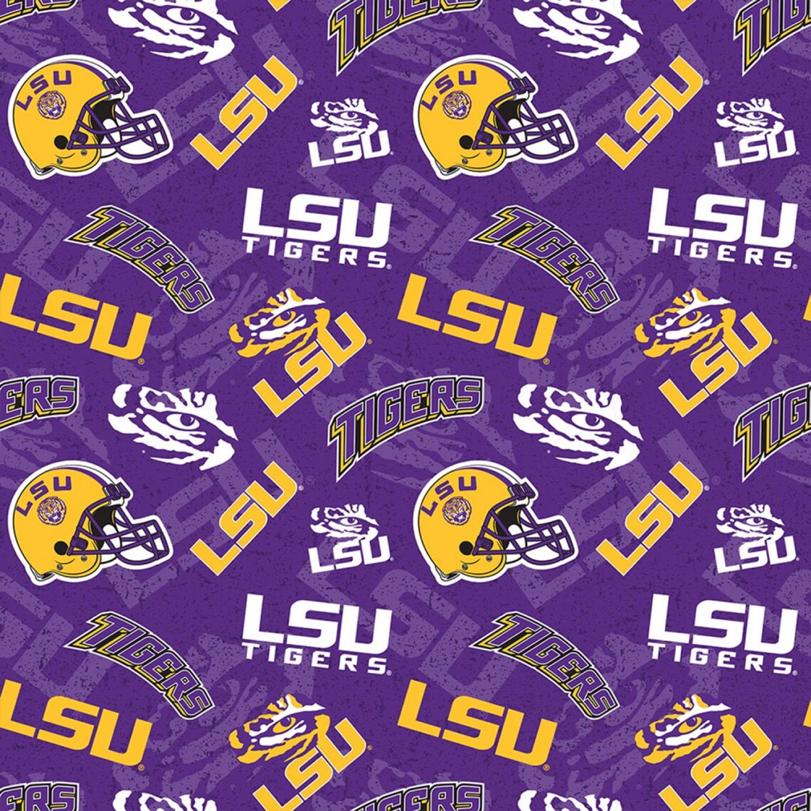 Scrub Caps Louisiana State University Tigers Tone on Tone - Etsy