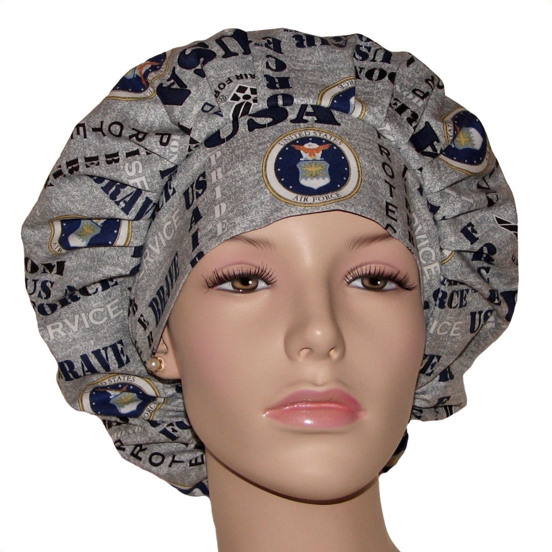 Scrub Caps Air Force Fabric-scrubheads-scrub Hats for Women-scrub Caps ...