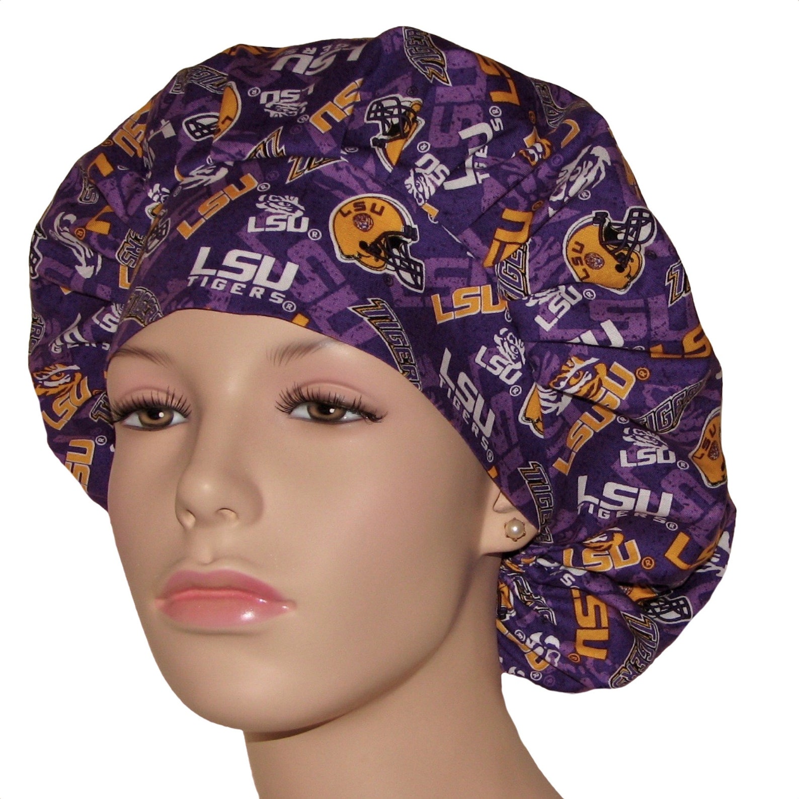 Scrub Caps Louisiana State University Tigers Tone on Tone - Etsy