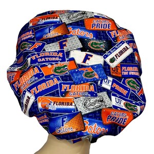 Scrub Caps University of Florida License Plate Fabric-scrubheads-scrub ...