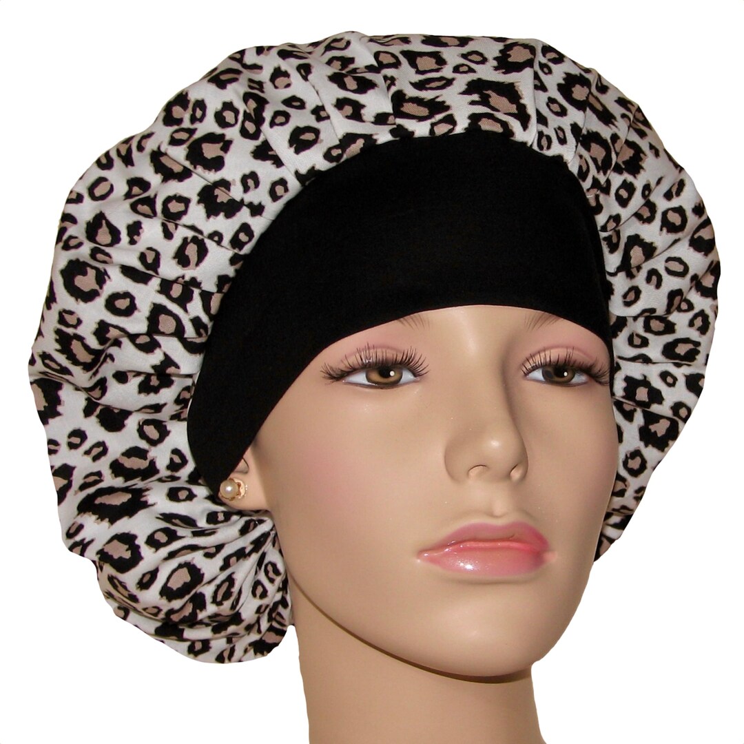 Scrub Caps Leopard Print-scrubheads-bouffant Scrub Hat-leopard Scrub ...