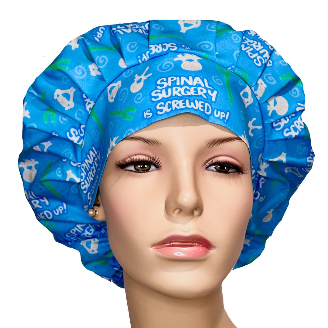 Scrub Cap Spinal Surgery is Screwed Up-scrubheads-bouffant Scrub Hat ...