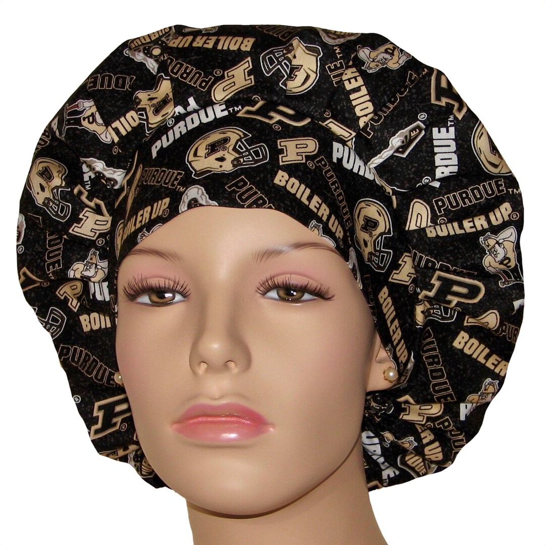 Scrub Caps Purdue Fabric-scrub Caps-scrub Hats for Women-anesthesia ...