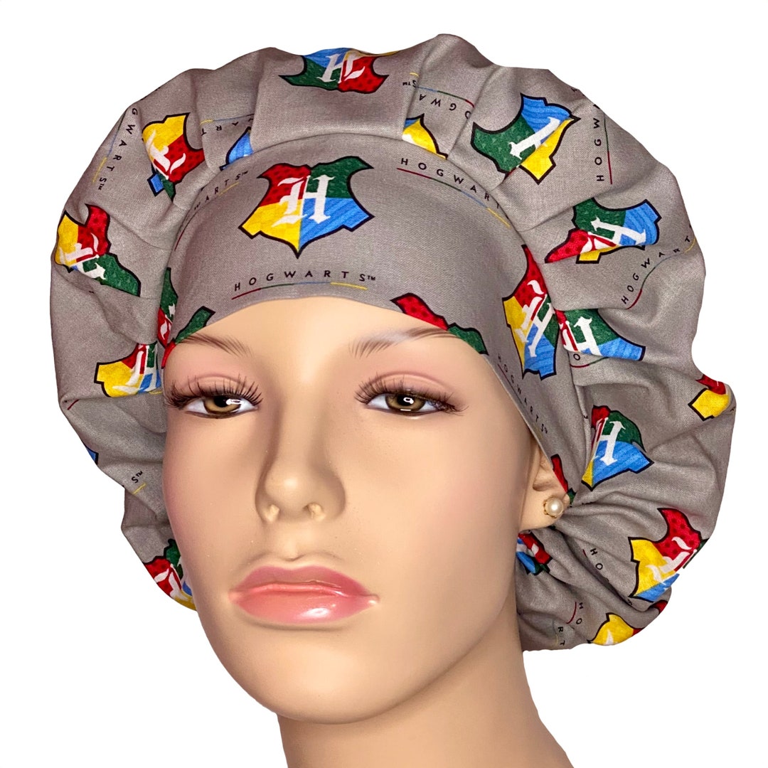 Scrub Caps Harry Potter Hogwarts Crest-scrub Caps-scrubheads-harry ...