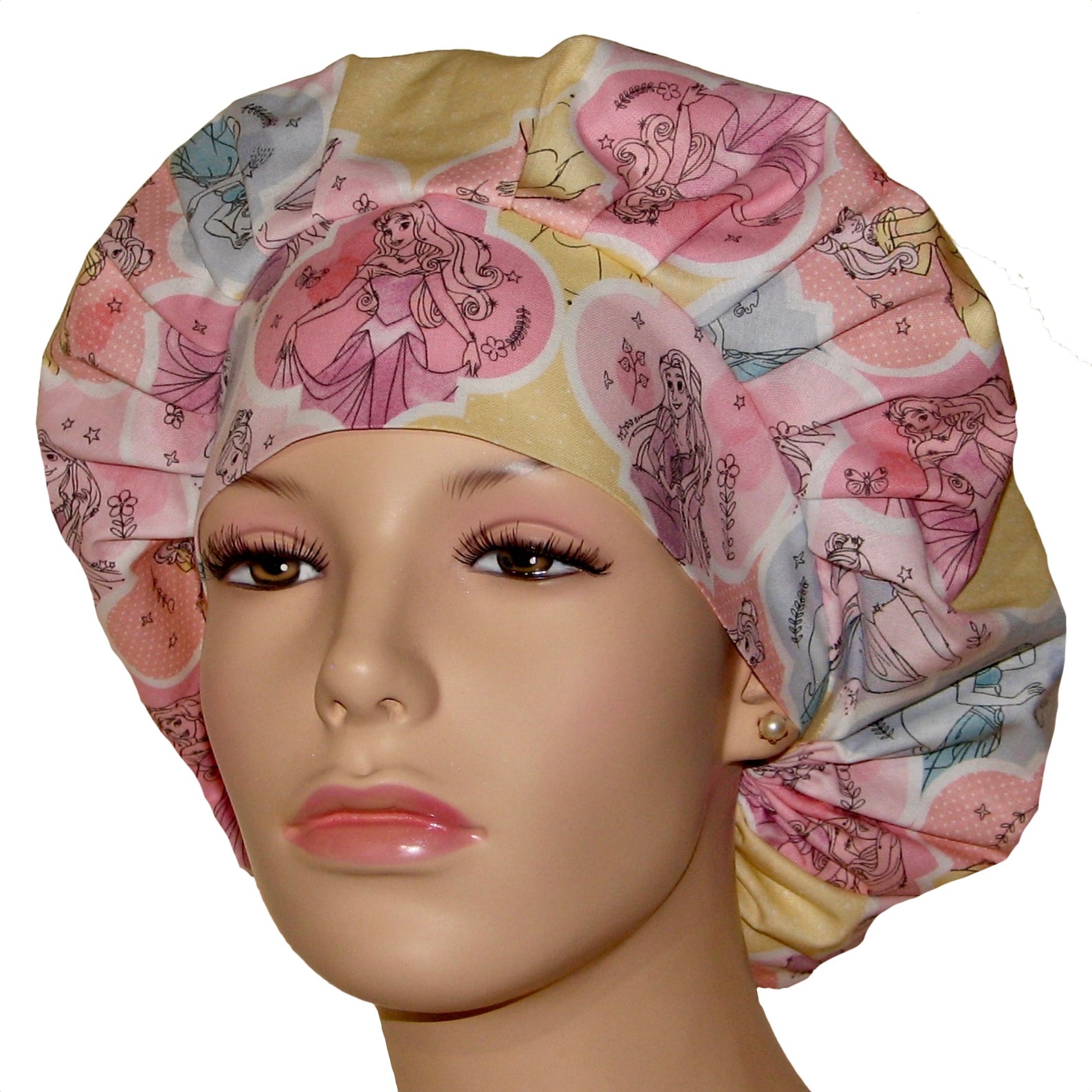 Scrub Hats Princess Patches Fabric-ScrubHeads-Princess-Scrub | Etsy