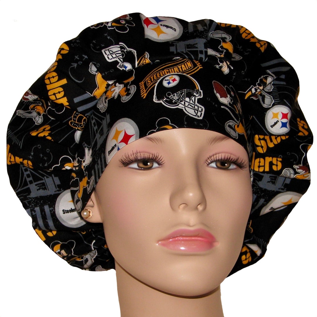 Scrub Caps Pittsburgh Steelers Mickey Mouses Fabric-scrubheads-scrub ...