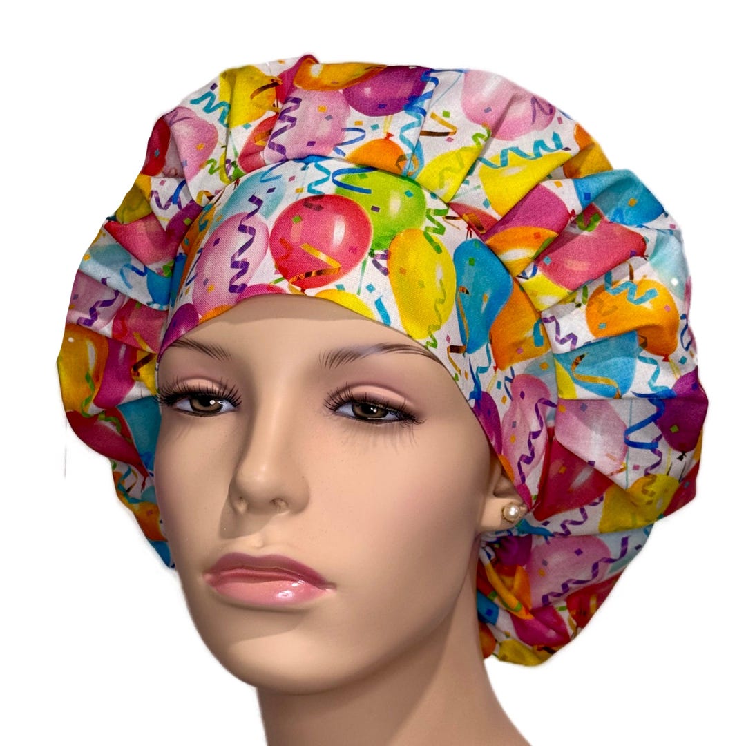 Scrub Caps Celebration Balloons-scrub Caps-scrubheads-happy Birthday ...