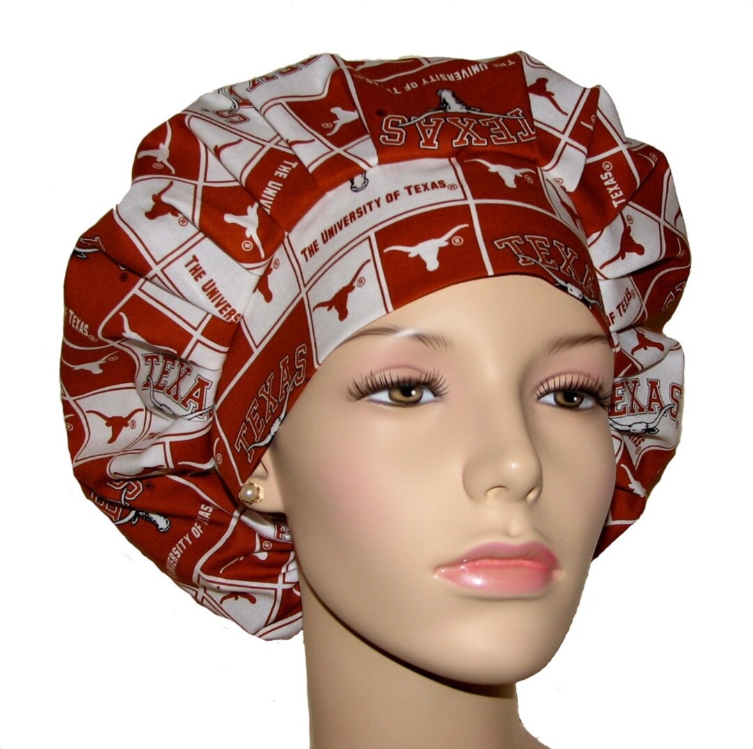 Scrub Caps University of Texas Longhorns Fabric-scrubheads-scrub Cap ...