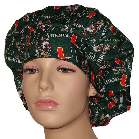 Scrub Caps University of Miami Hurricanes-scrub Cap-scrub Hats - Etsy