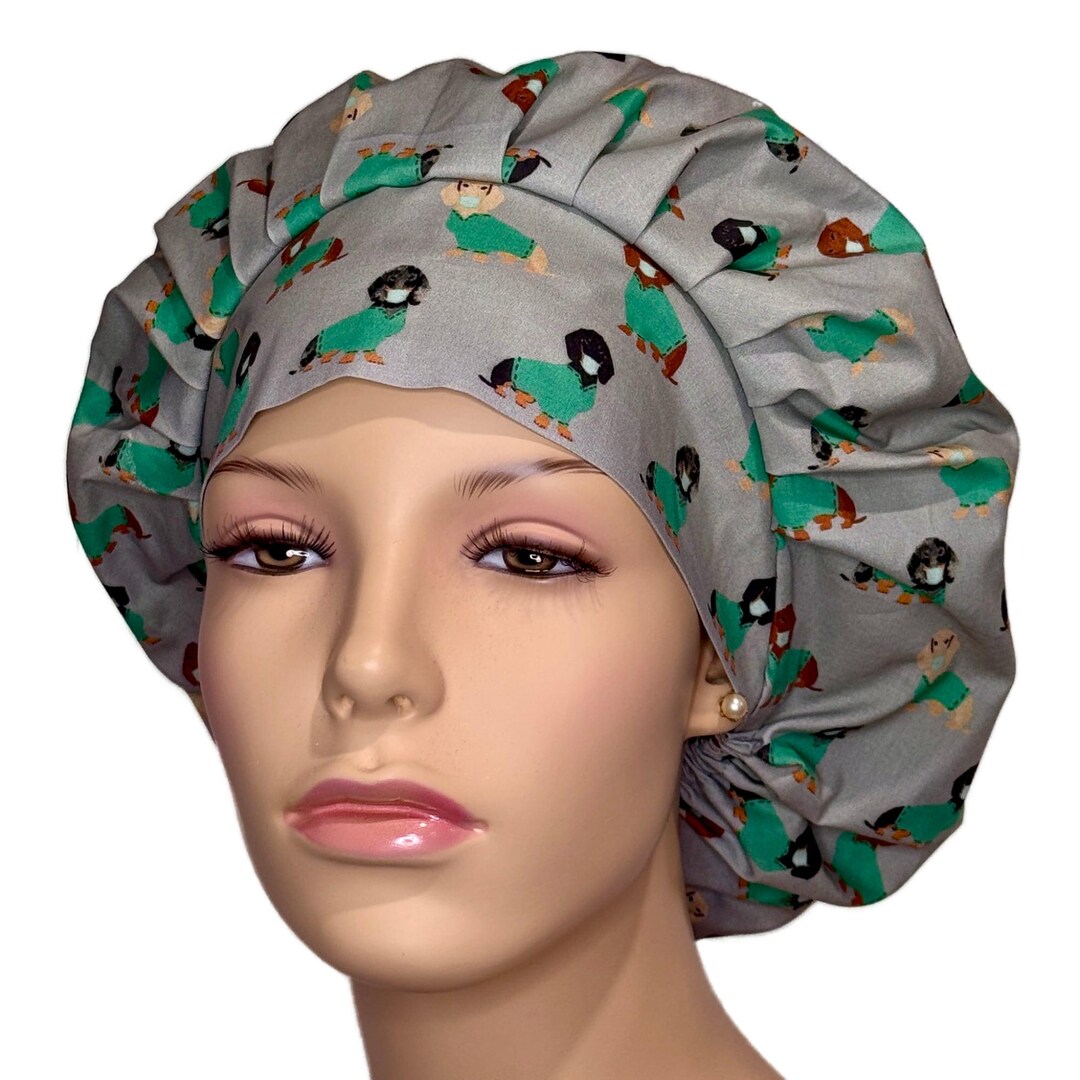 Scrub Caps Dachunds in Scrubs-veterinarian Scrub Hat-scrubheads ...