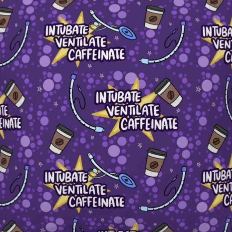 Scrub Cap Intubate Ventilate Anesthesia Fabric-scrubheads-bouffant ...