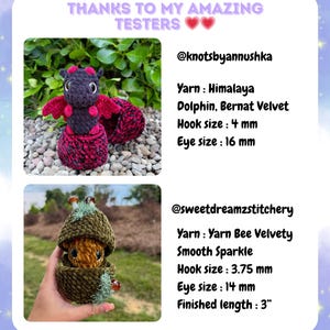 Crochet Hatching Baby Dragon & Eggs Amigurumi Pattern (PDF Download) - Etsy