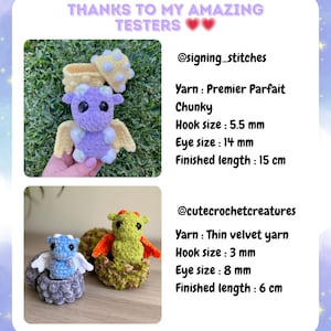 Crochet Hatching Baby Dragon & Eggs Amigurumi Pattern (PDF Download) - Etsy
