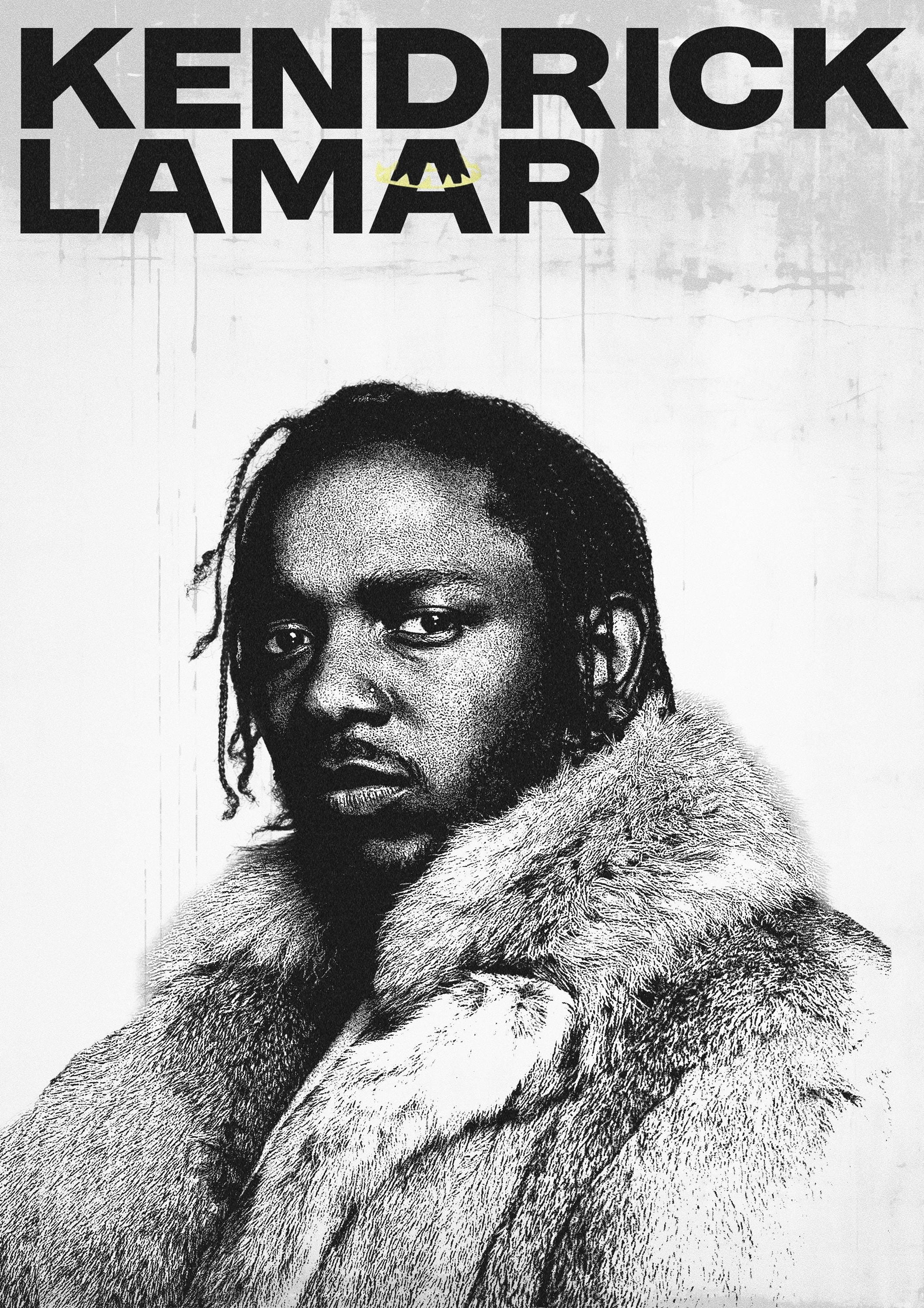 Kendrick Lamar Poster in A4 to Print - Etsy