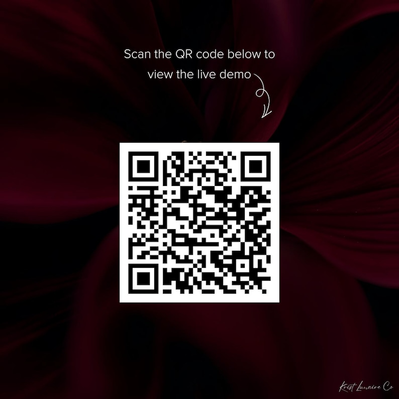 Dark Romance Wedding Website Template | Gothic Digital Invite | RSVP ...