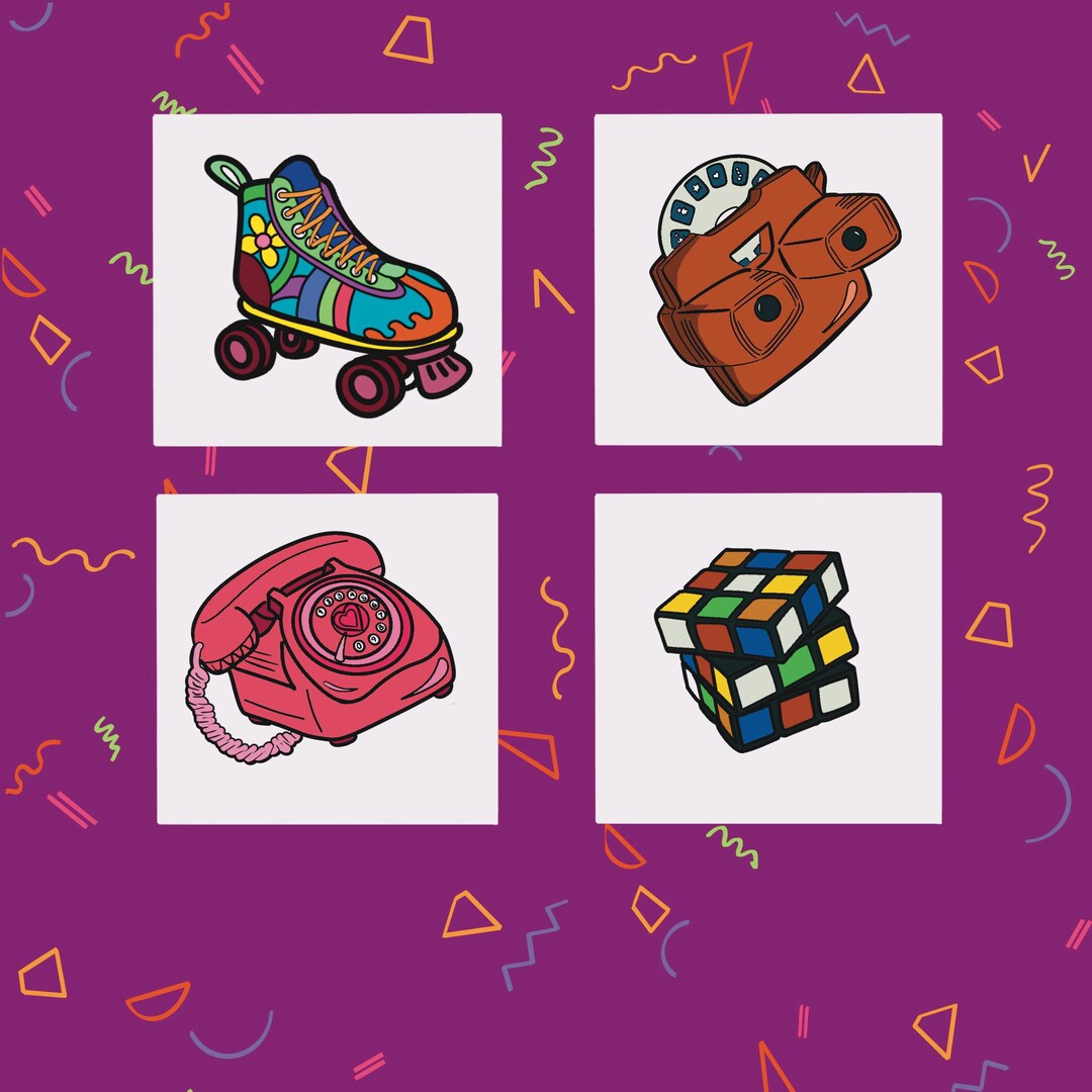 90’s Nostalgia Stickers - Etsy