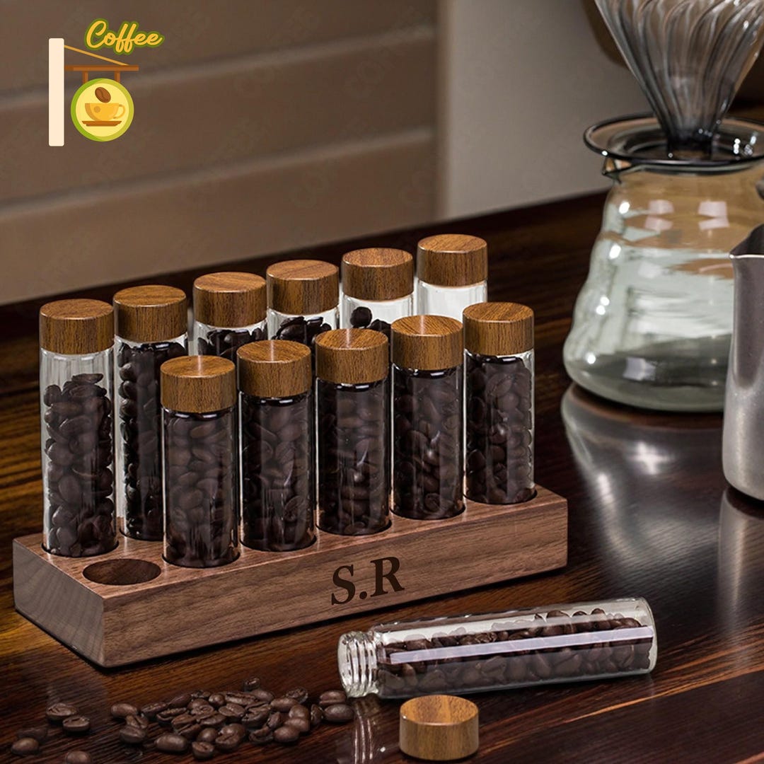 Personalized Coffee Cellar Single Dose Storage Tubes ,coffee Test Tube ...
