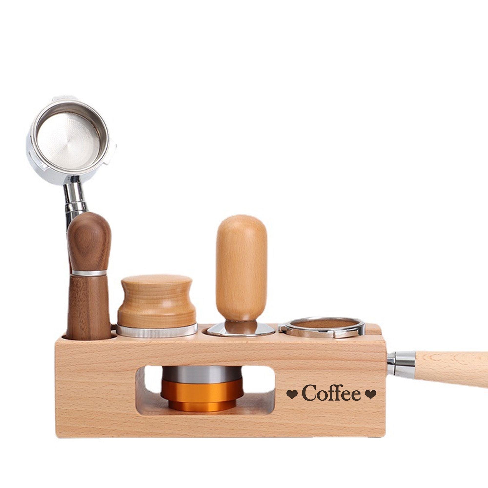 Personalized Wooden Coffee Tamp Station,espresso Machine Accessories ...
