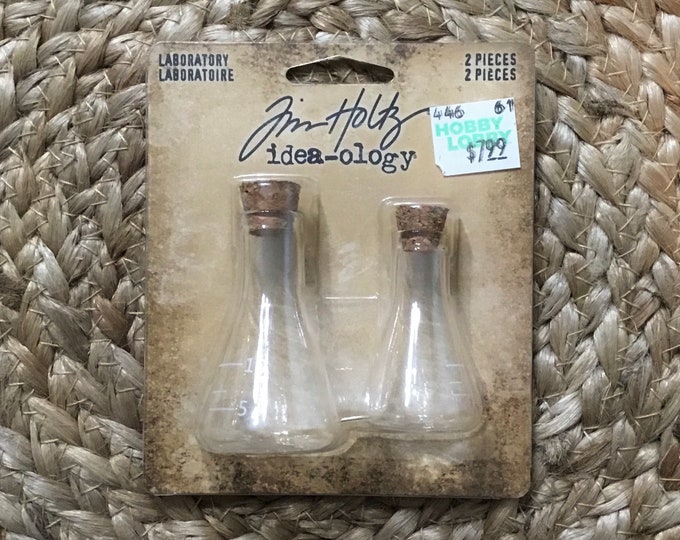 Tim Holtz Laboratory Corked Flasks, Tim Holtz Halloween, BRAND NEW, Tim ...