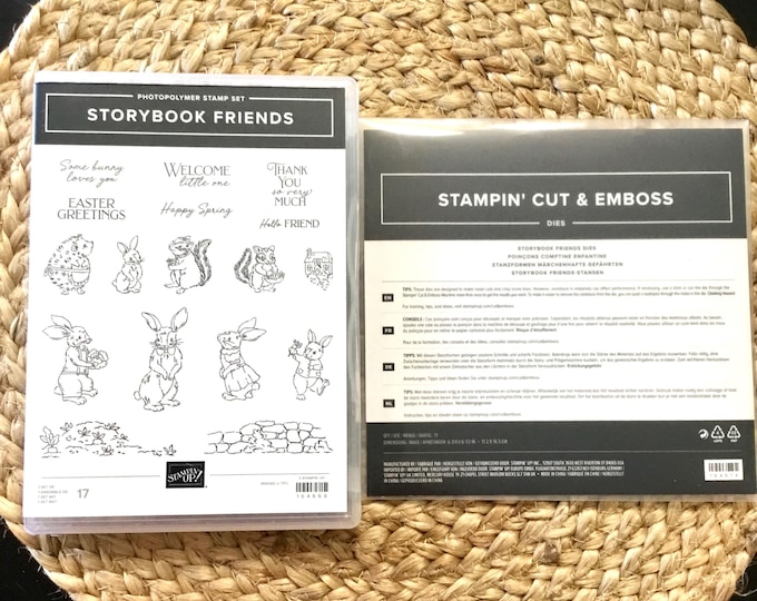 Stampin’ up Storybook Friends Stamp Set and Dies: Hedgehog, Rabbit ...