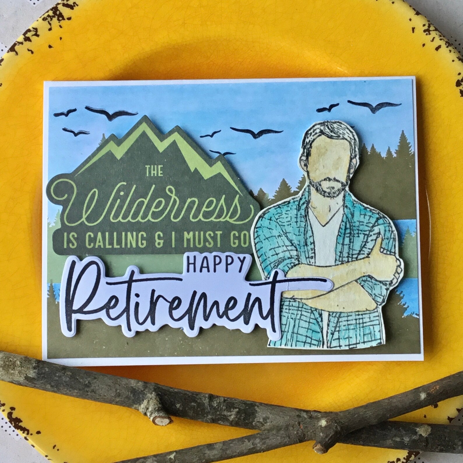 The Mountains Are Calling Retirement Card, the Wilderness is Calling ...
