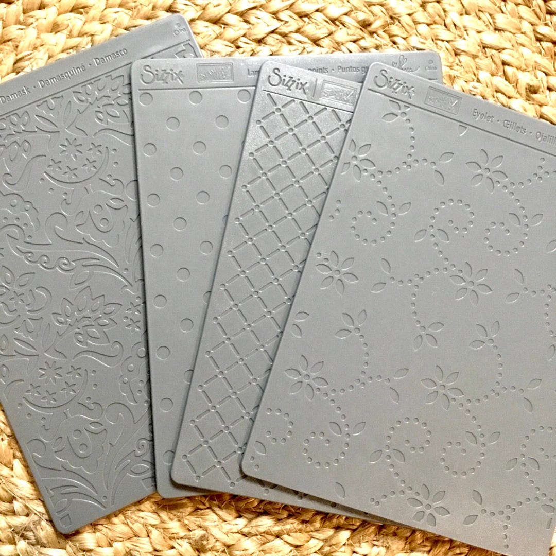 Stampin up Lot of Texture Plates, Stampin up Lot of Impression Plates ...