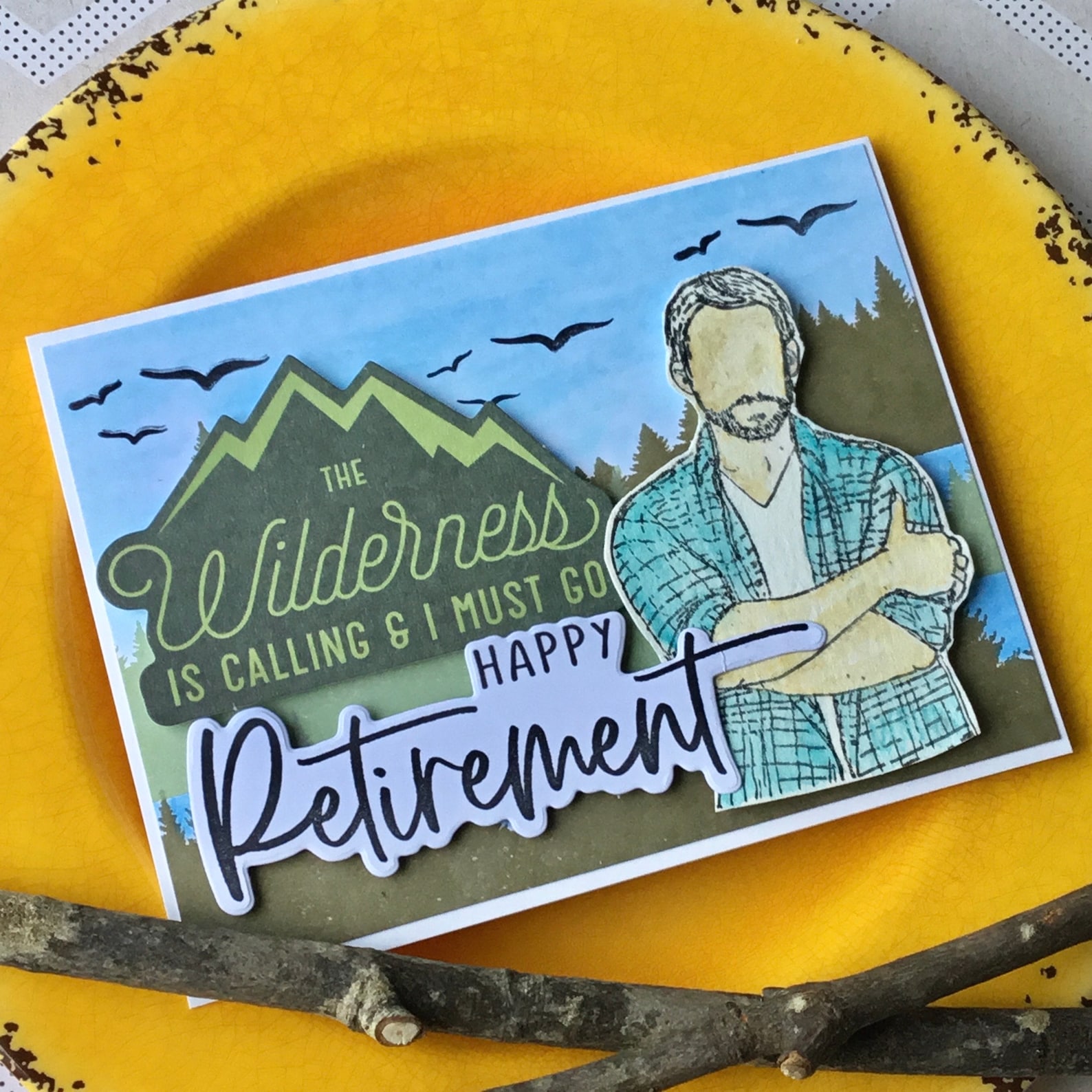 The Mountains Are Calling Retirement Card, the Wilderness is Calling ...