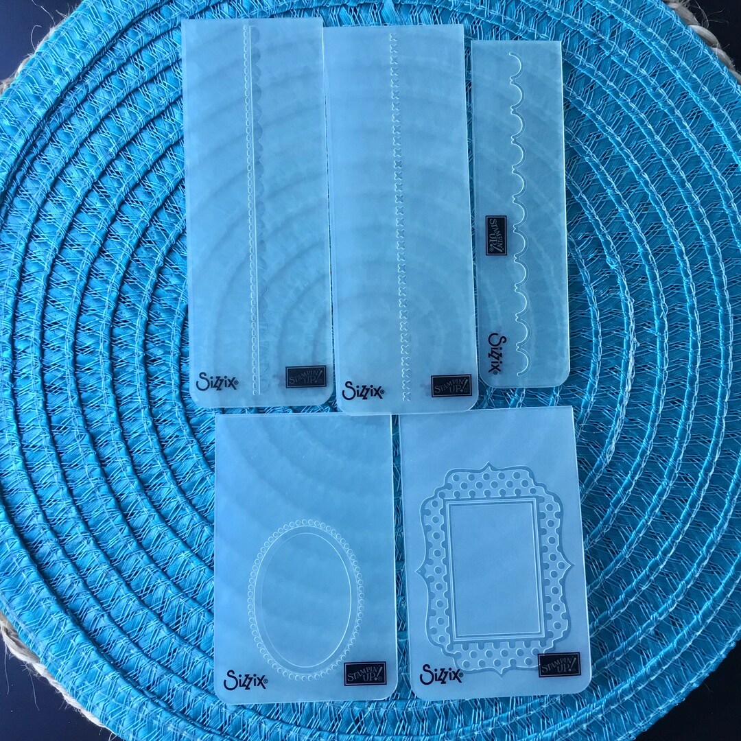 Stampin’ up Embossing Folders, Lot of 5 Stampin’ up Embossing Folders ...