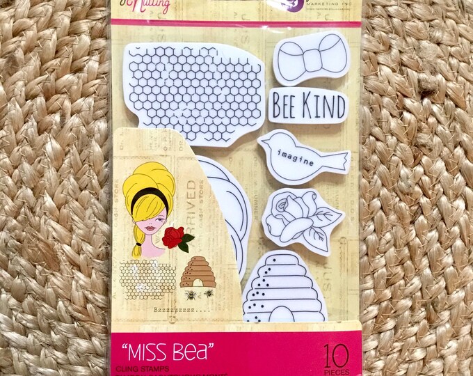 Julie Nutting Miss Bea Stamp Set, Julie Nutting and Prima Marketing ...