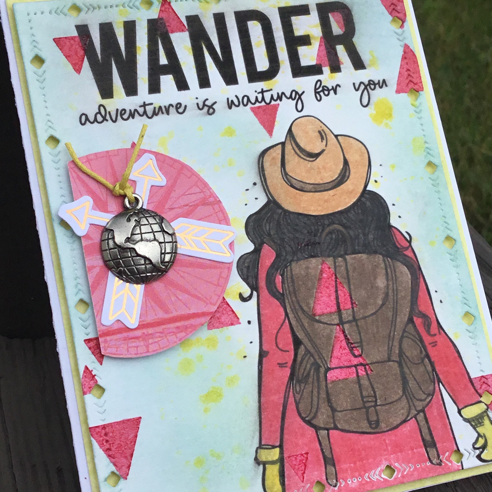 Backpacking Trip Card Wander Cards for Her Wanderlust Cards - Etsy