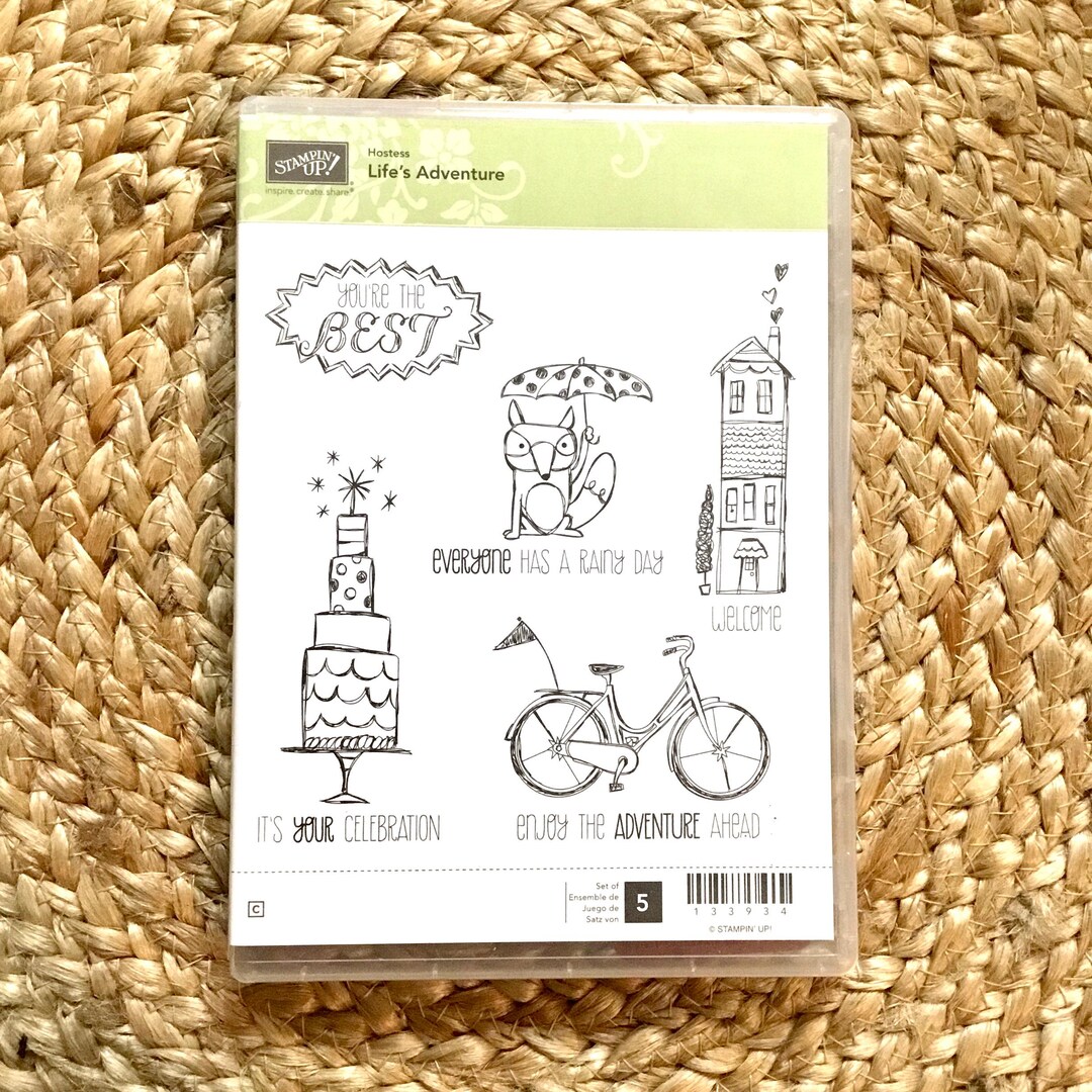 Stampin’ up Life’s Adventure Stamp Set, Stampin’ up Hostess Stamp Set ...