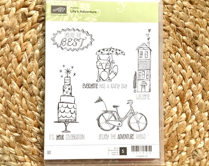 Stampin’ up Life’s Adventure Stamp Set, Stampin’ up Hostess Stamp Set ...