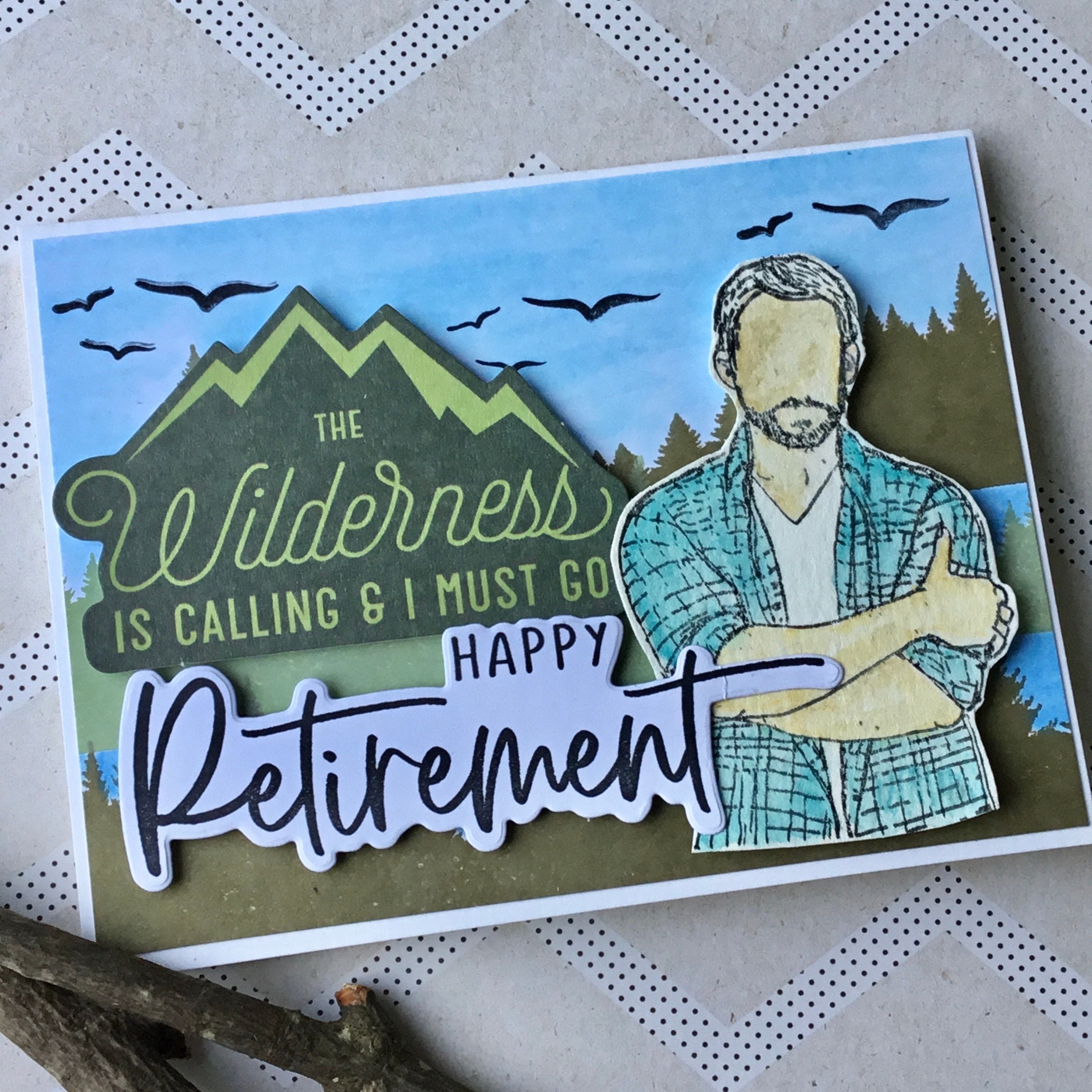 The Mountains Are Calling Retirement Card, the Wilderness is Calling ...