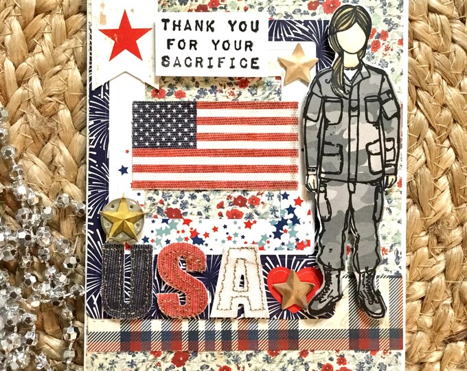 Military Appreciation Card for Service, Veteran, Military, Navy, Army ...