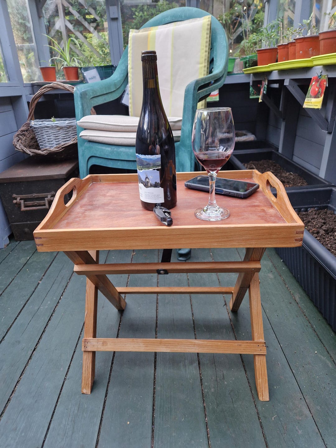 Traditional Ottoman / Butler's Tray Handmade From Recrafted, Reclaimed ...