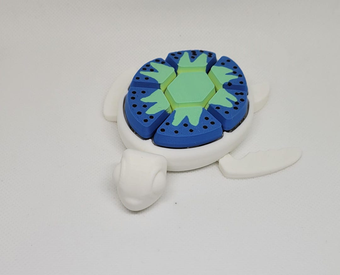 3D- Printed Sensory Turtle Clicker - Stress Relief & Fun at Your ...