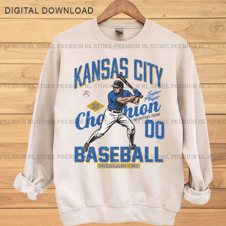 Kansas City Baseball Png Vintage Kansas City Baseball PNG Baseball Fan ...
