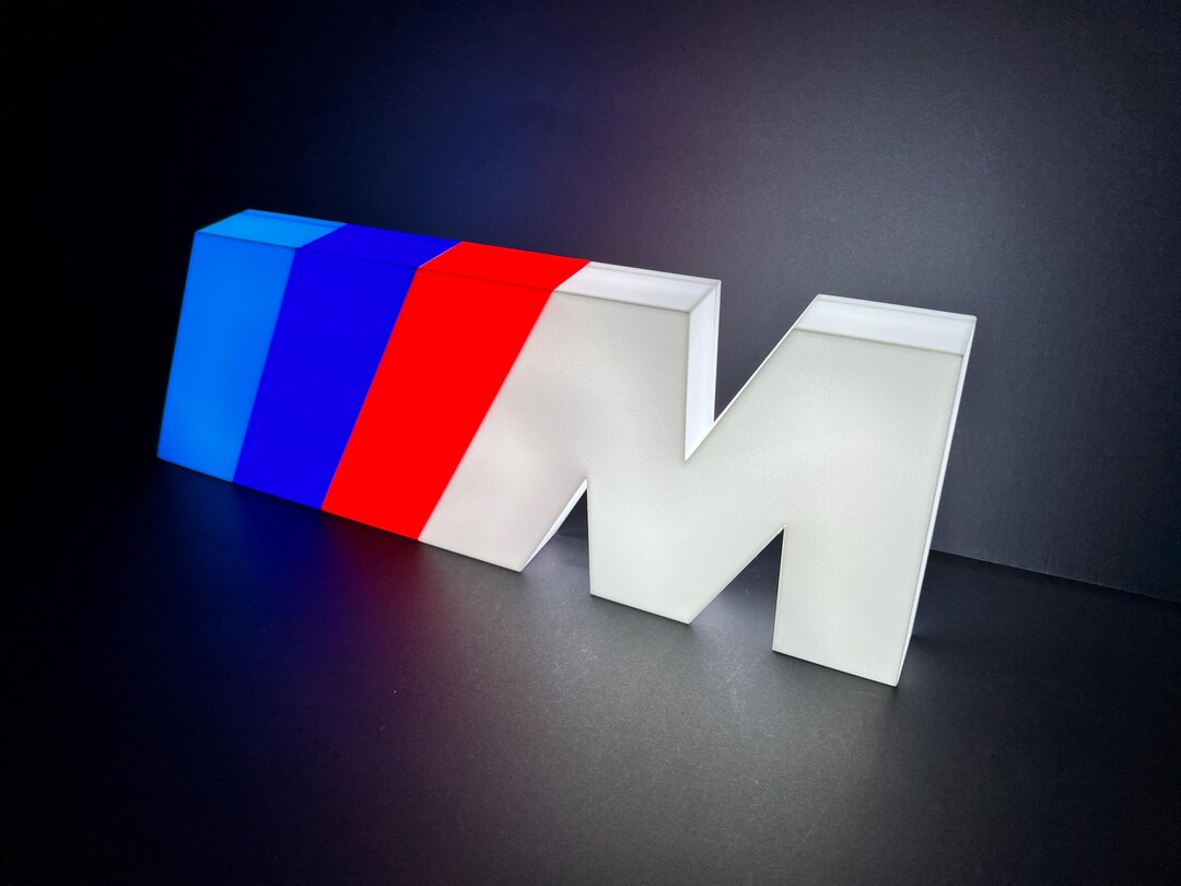 BMW M POWER Lighted Sign Mpower M3 Led Logo - Etsy