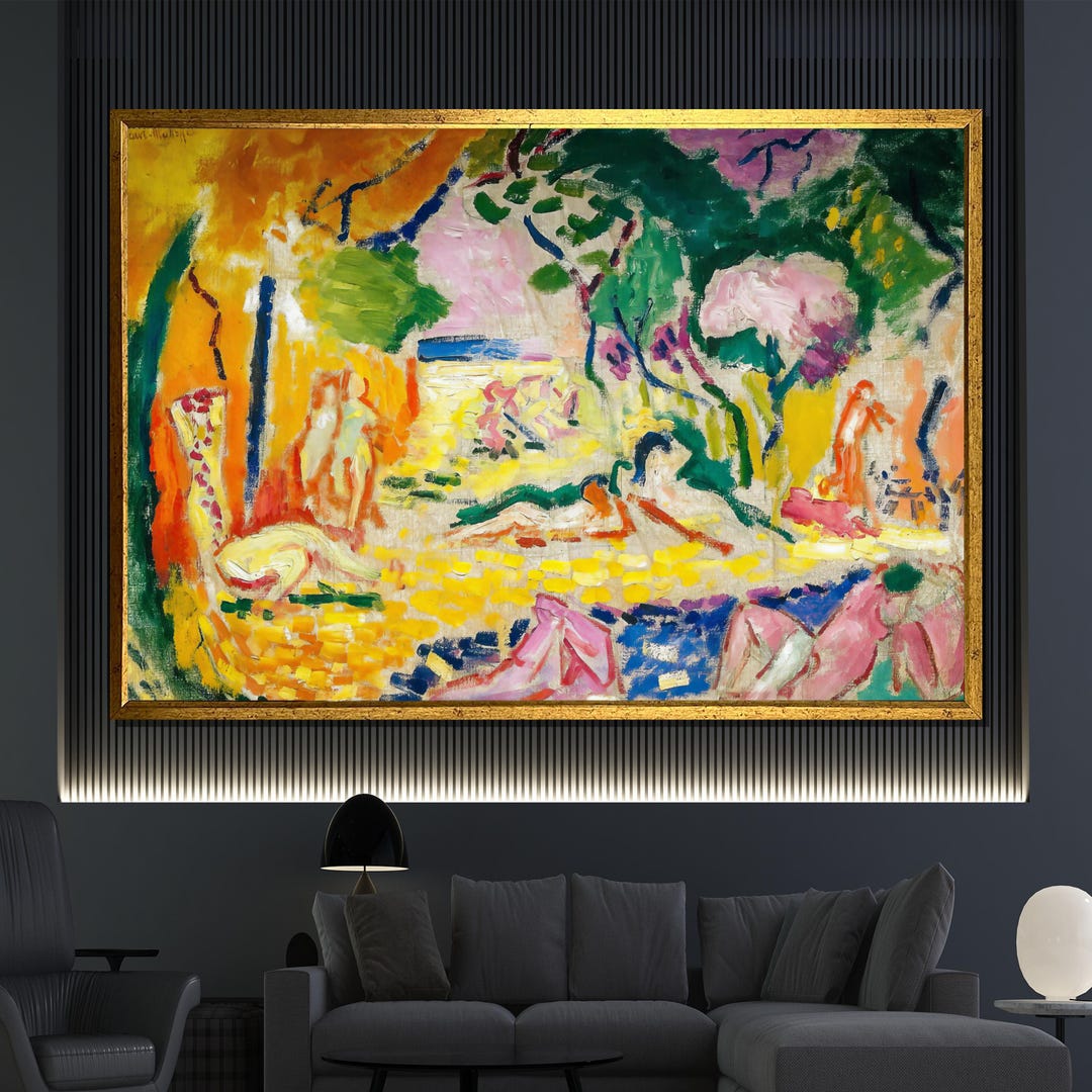 Henri Matisse Luxe Calme Et Volupté Canvas Painting, Fauvism Art ...