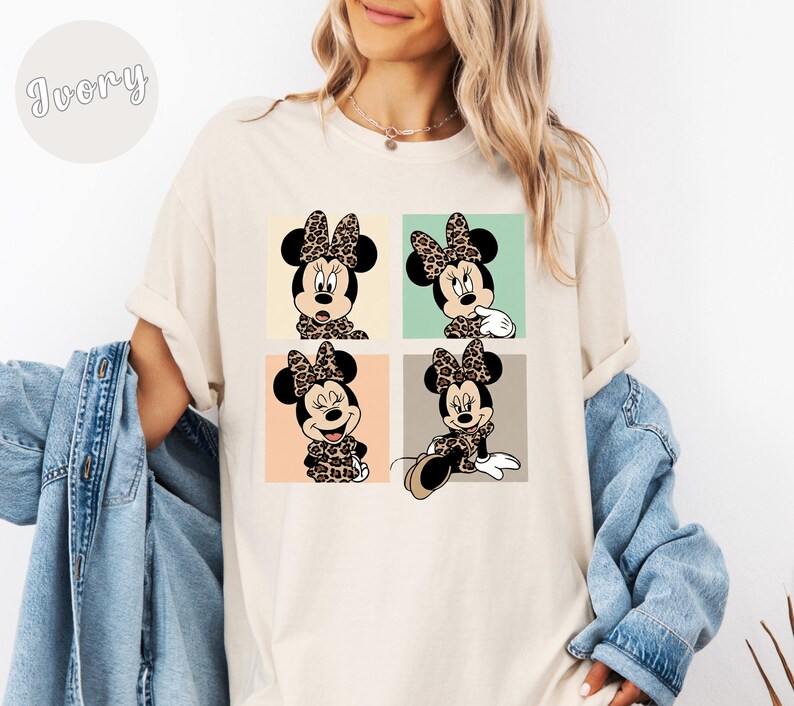 Comfort Colors® Safari Minnie Mouse Shirt, Leopard Minnie Mouse Shirt ...